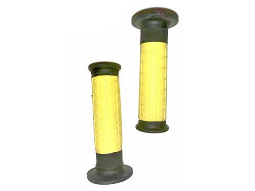 Pro Grip 717 Handvat Set Zwart/Geel Universeel - BromfietsShop.nl